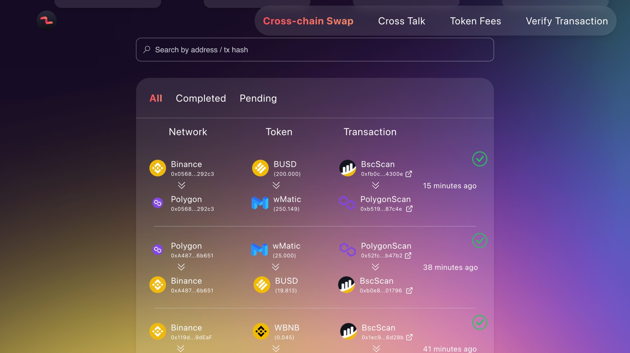 GitHub - hellskater/router-explorer-redesign: A redesign of Router Protocol's explorer, built at ...