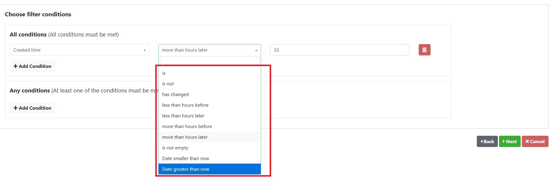 Created Time Field Conditions · Issue 12528 · Yetiforcecompanyyetiforcecrm · Github 