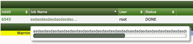 When tooltip is too long, the scroll bar exists, and cannot be scrolled ...