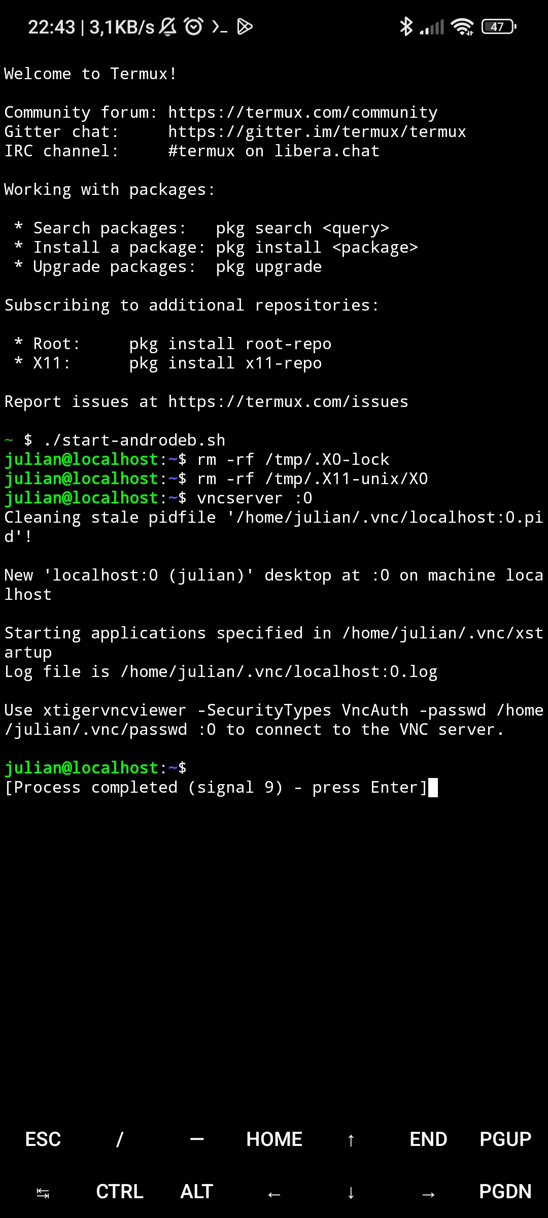 Termux/Modded Debian randomly crashes · Issue #173 · AndronixApp/AndronixOrigin · GitHub