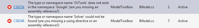 Missing namespace Google.OrTools in nuget 6.9.5841 · Issue #882 ...
