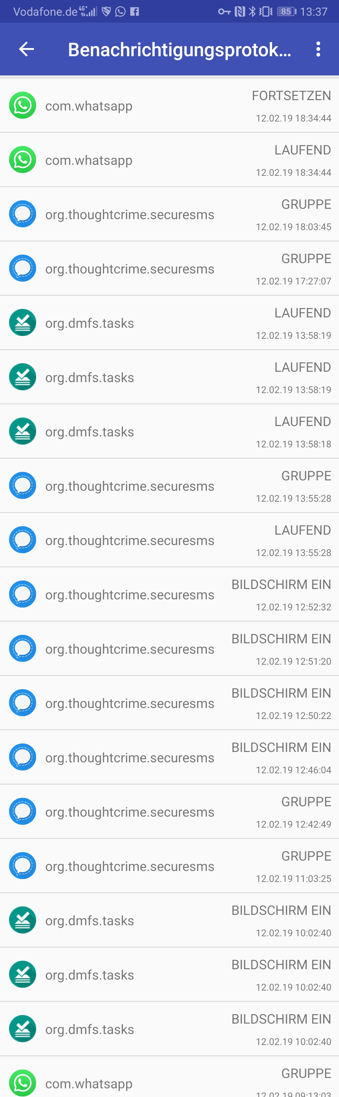 Signal notifications don't come to watch · Issue #334 · AmazMod/AmazMod · GitHub