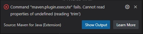 Unable to use keyboard shortcut maven.plugin.execute · Issue #891 · microsoft/vscode-maven · GitHub