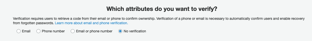 AWS::Cognito::UserPool Not Setting Up Email Verification Code · Issue #10044 · serverless ...
