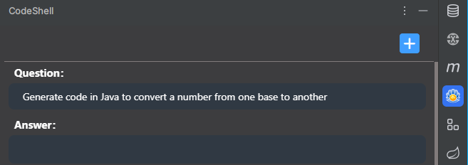 插件回复的answer为空 · Issue #1 · WisdomShell/codeshell-intellij · GitHub