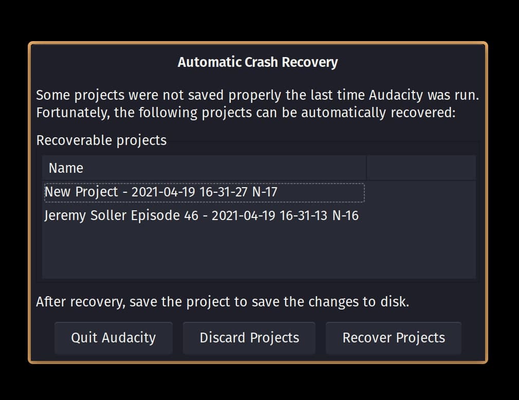 Audacity crash recovery dialogue is missing with Auto-Tiling on · Issue #944 · pop-os/shell · GitHub