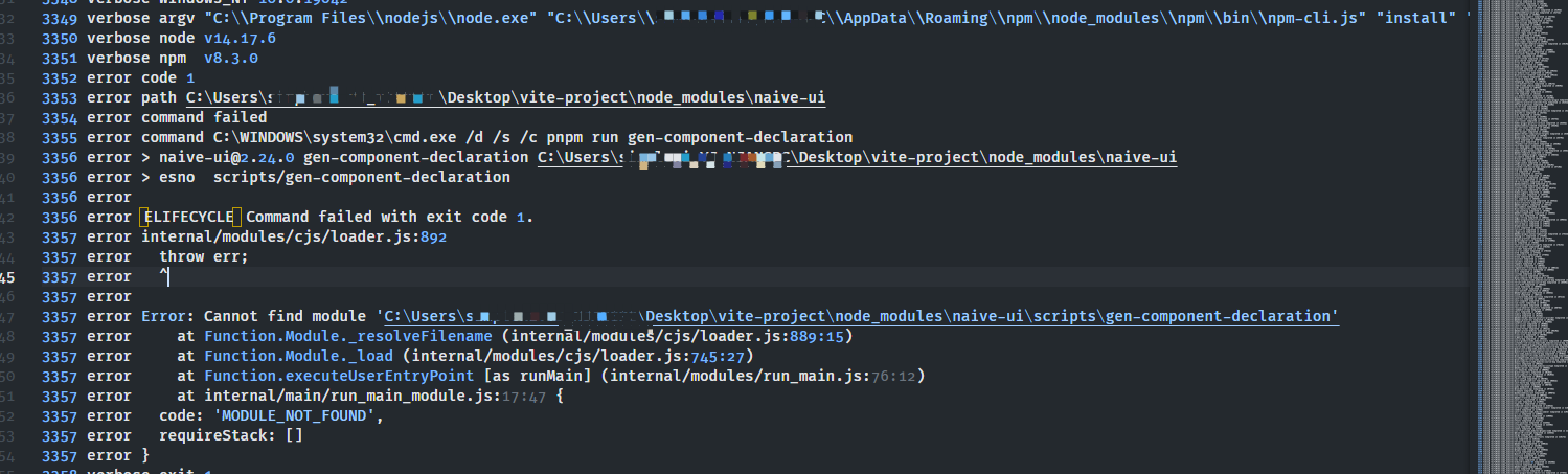 Error when npm i -D naive-ui · Issue #2158 · tusen-ai/naive-ui · GitHub