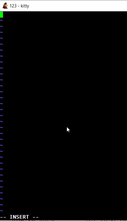 Cursor won't change in vim insert mode · Issue #58 · cyd01/KiTTY · GitHub