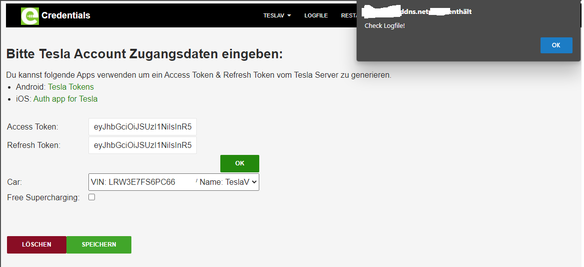 Can't update car-tokens after changing tesla-account-password · Issue ...