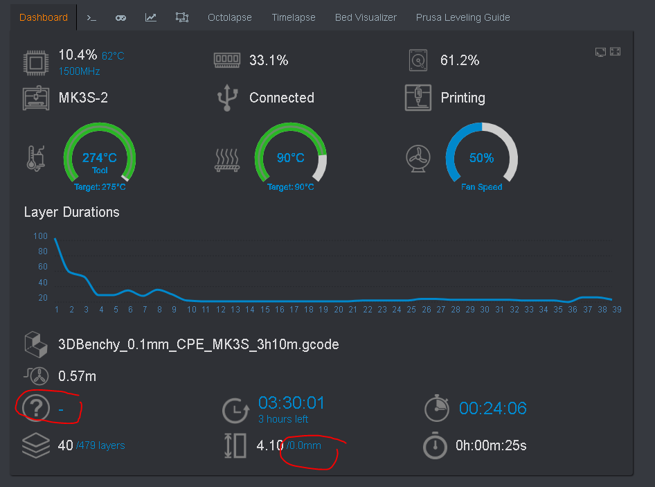 Missing total height and estimated total print time in Dashboard · Issue #109 · OllisGit ...