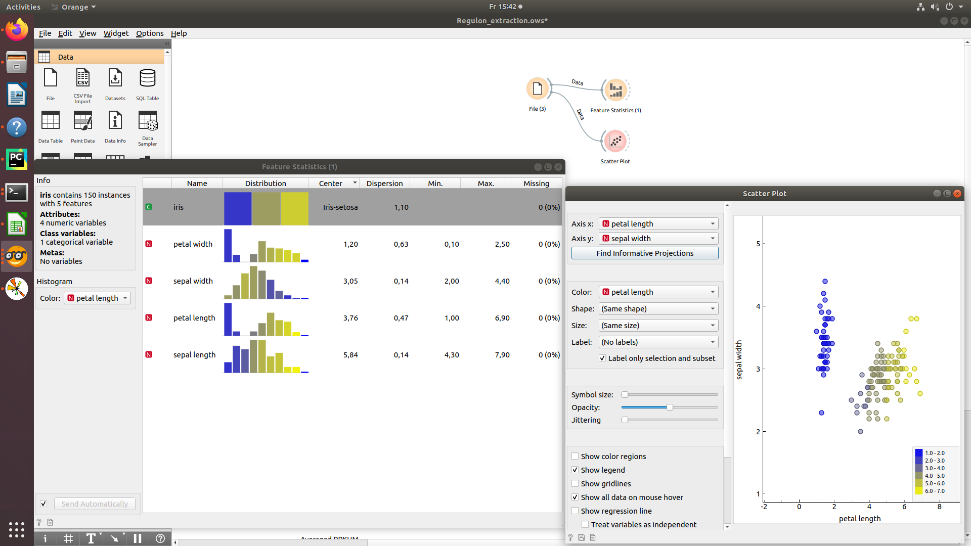 Feature statistics colour scale · Issue #4195 · biolab/orange3 · GitHub