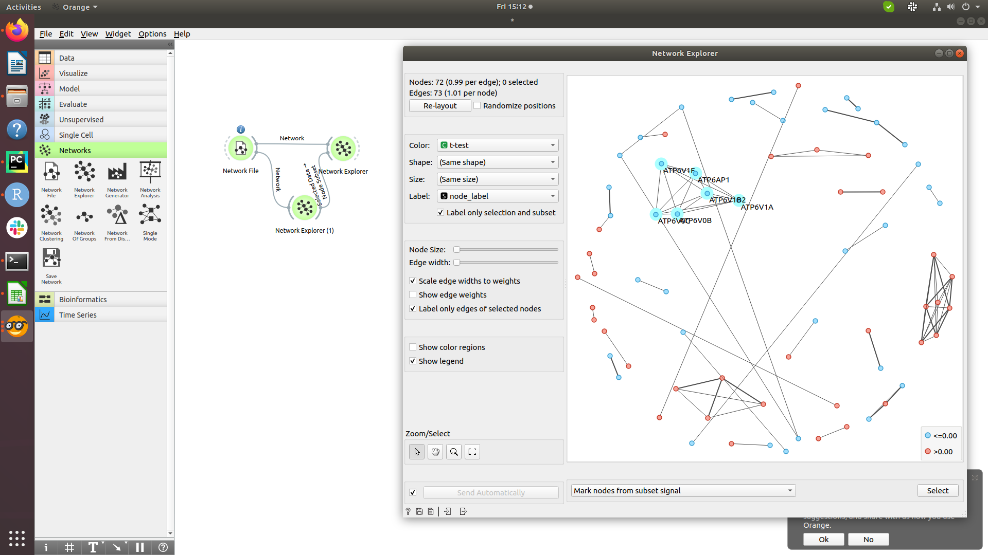 Network Explorer: no subset shown · Issue #158 · biolab/orange3-network · GitHub