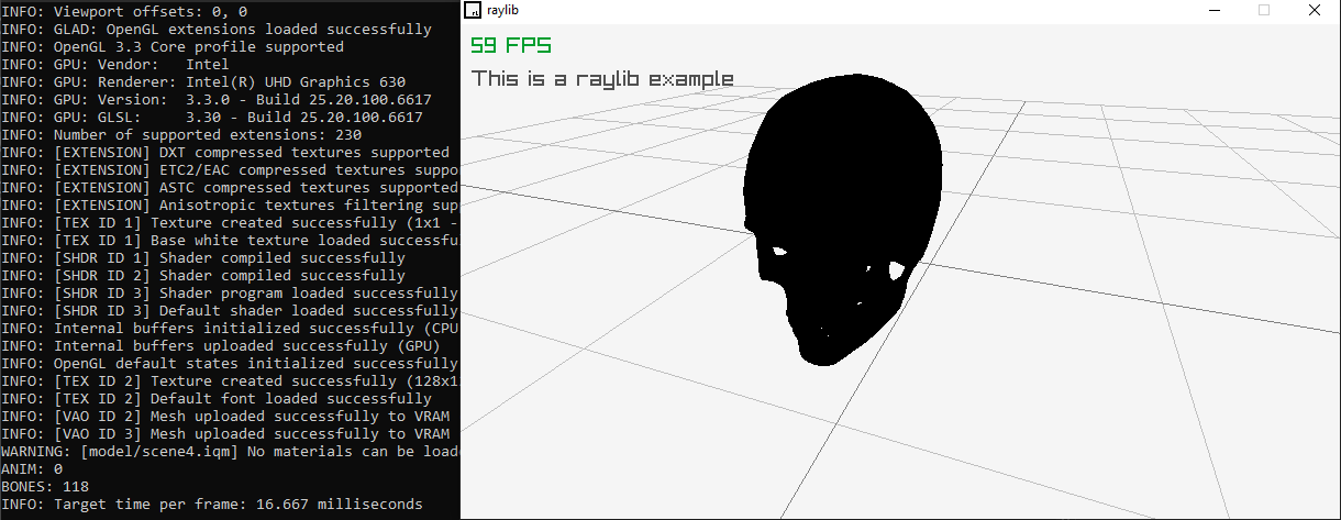 [models] LoadAnimation failing (bug) · Issue #988 · raysan5/raylib · GitHub