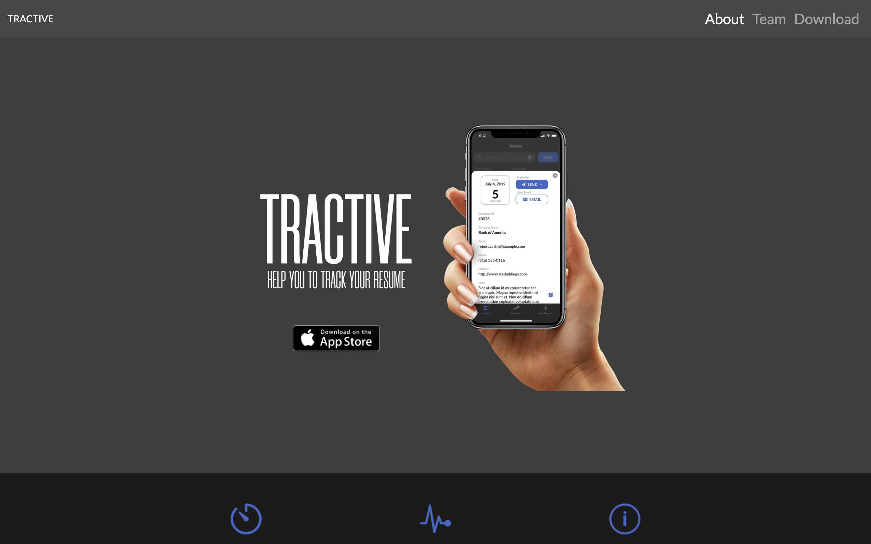 GitHub - Sean-chien/tractive: Landing page to show our iOS app (HTML5 ...