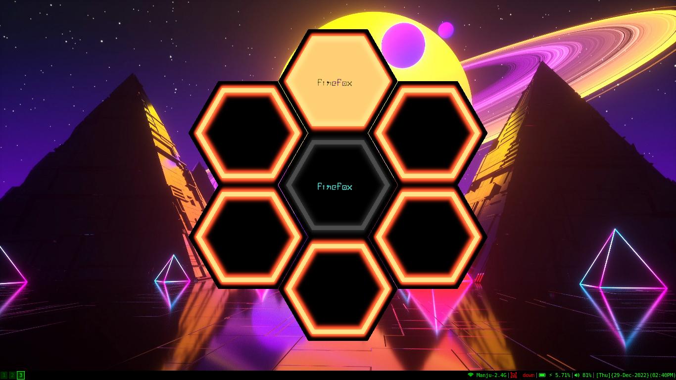 GitHub - Twins-Divyanshu-Sharma/Hex: A hexagonal application launcher