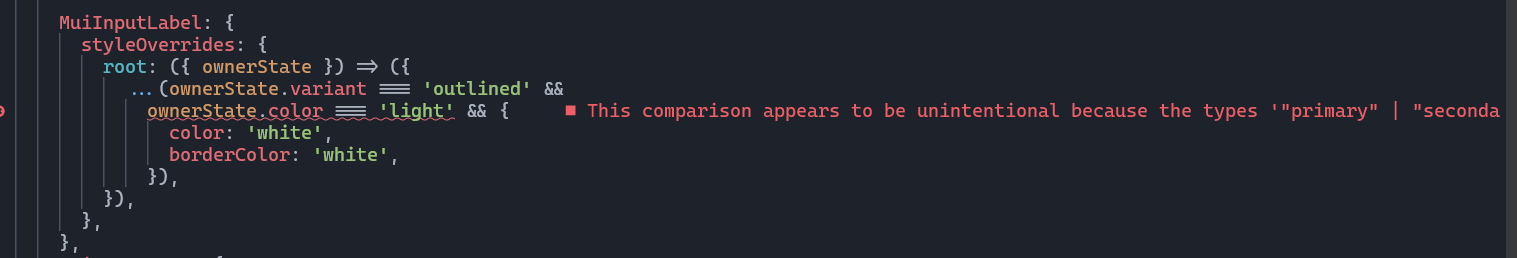 Unable to apply style overrides to InputLabel when using a global theme ...