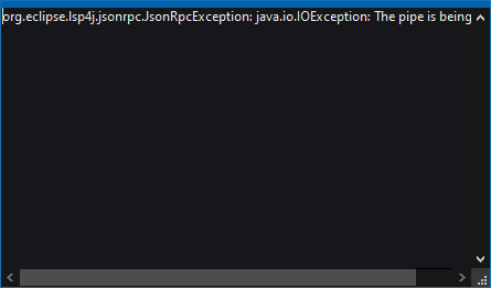 Content Assist fails "The pipe is being closed" · Issue #330 · eclipse-corrosion/corrosion · GitHub