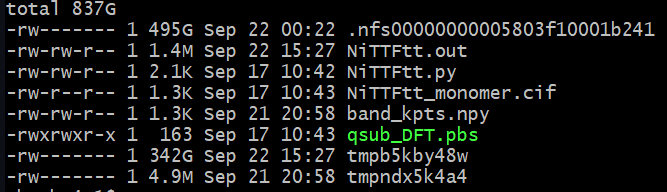 kpt DF integral generation creating huge tempfiles · Issue #1058 · pyscf/pyscf · GitHub