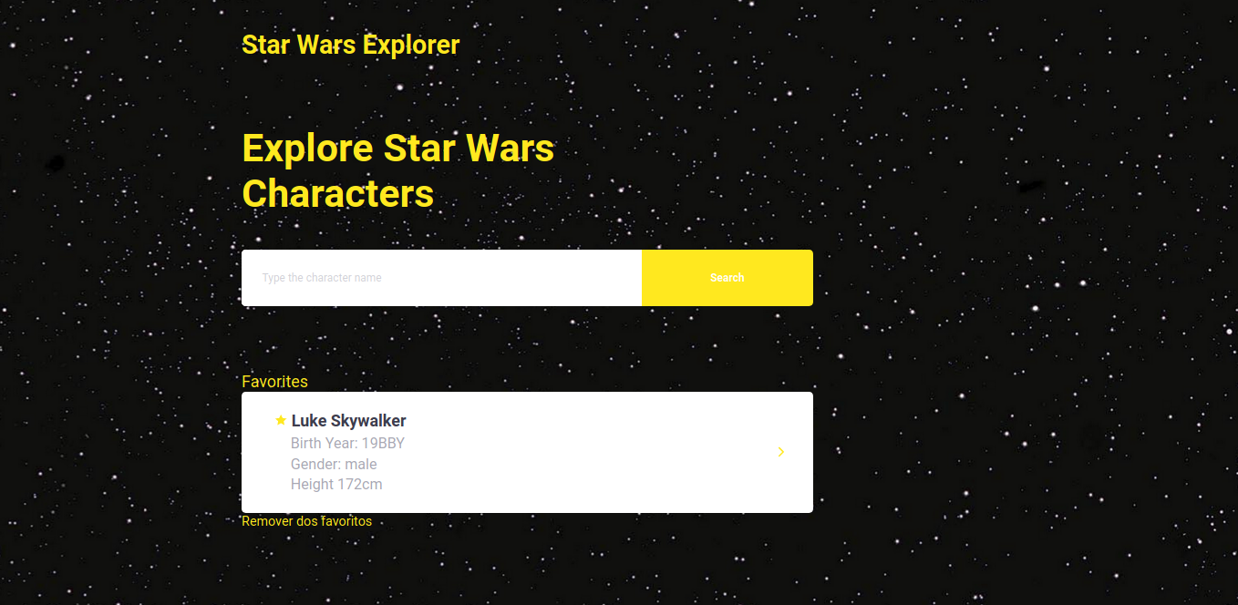 GitHub - ArthurPaes/StarWars-Explorer