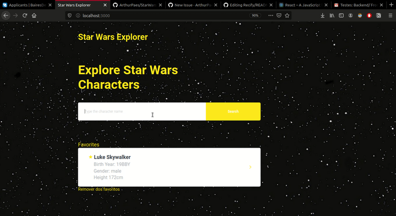 GitHub - ArthurPaes/StarWars-Explorer