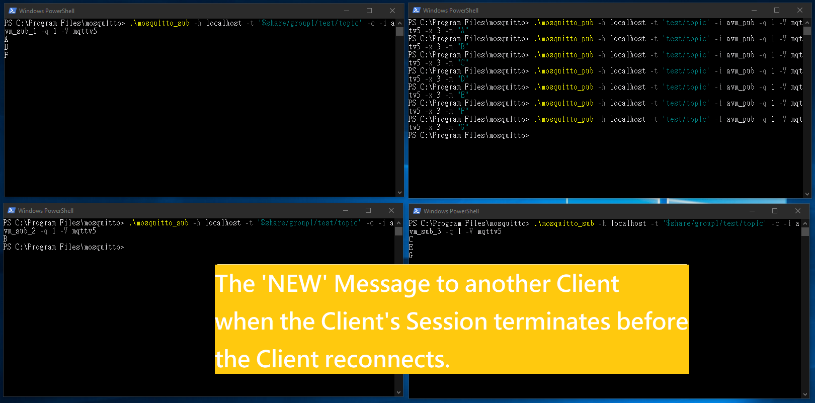 the message is lose when the client is closed with Shared subscriptions · Issue #2662 · eclipse ...