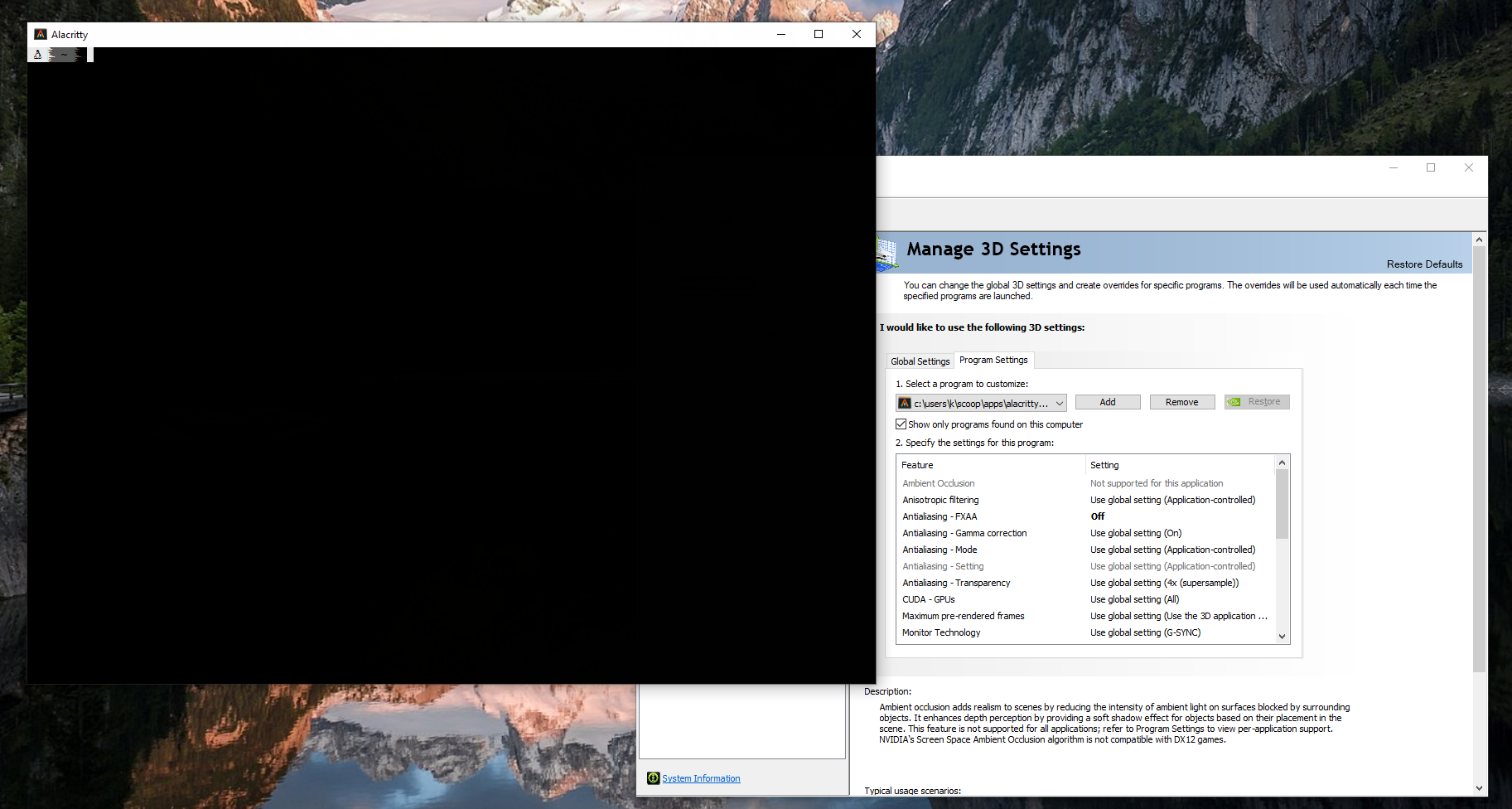 Background is transparent · Issue #2287 · alacritty/alacritty · GitHub