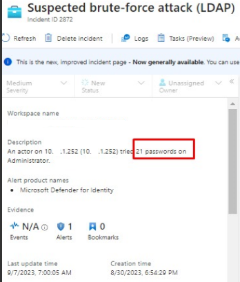 Different Alert Descriptions from MDI and Sentinel · Issue #8965 · Azure/Azure-Sentinel · GitHub