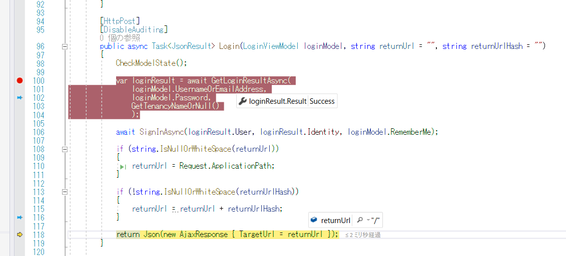 Template isn't logging in (304) · Issue #5388 · aspnetboilerplate/aspnetboilerplate · GitHub