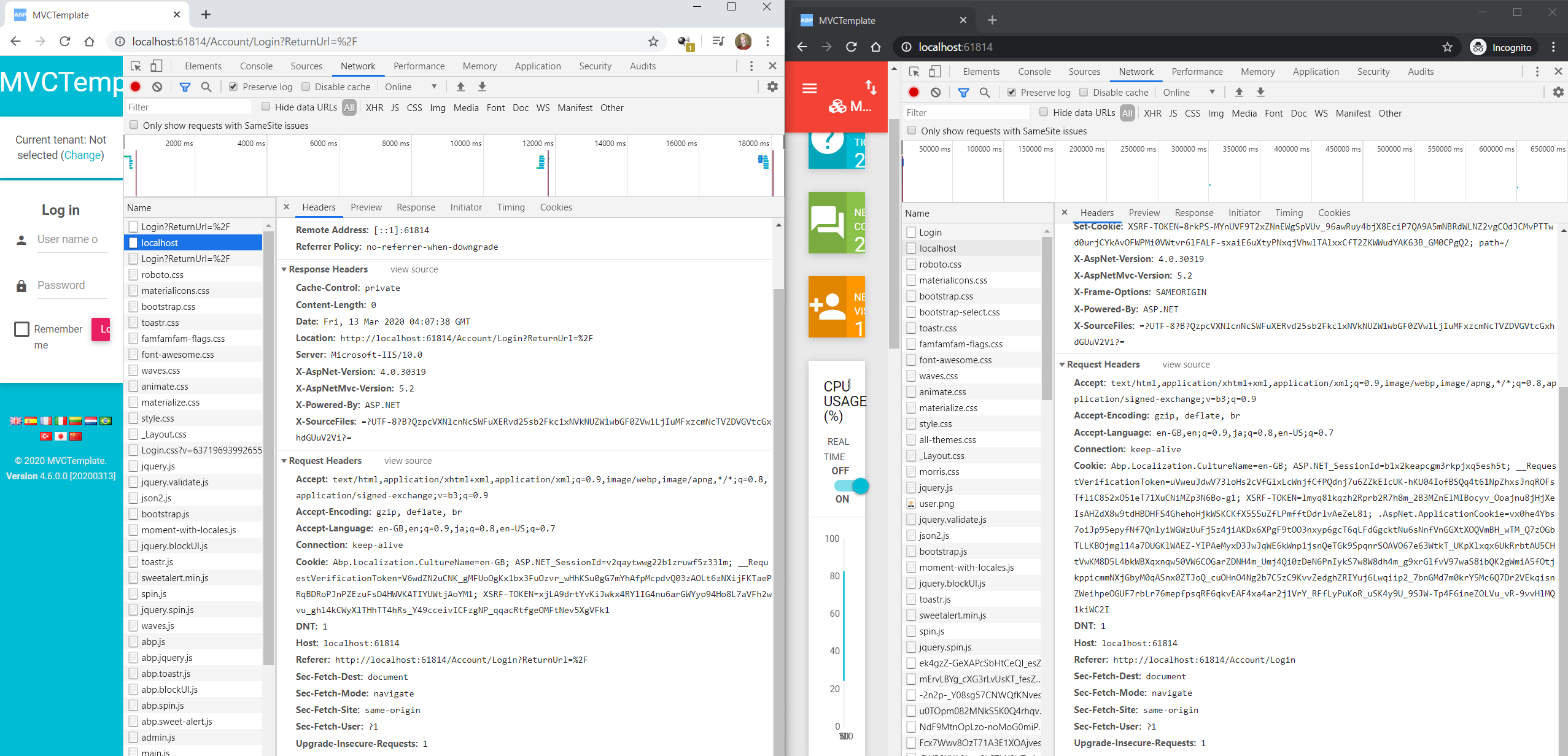 Template Isn T Logging In 304 · Issue 5388 · Aspnetboilerplate Aspnetboilerplate · Github