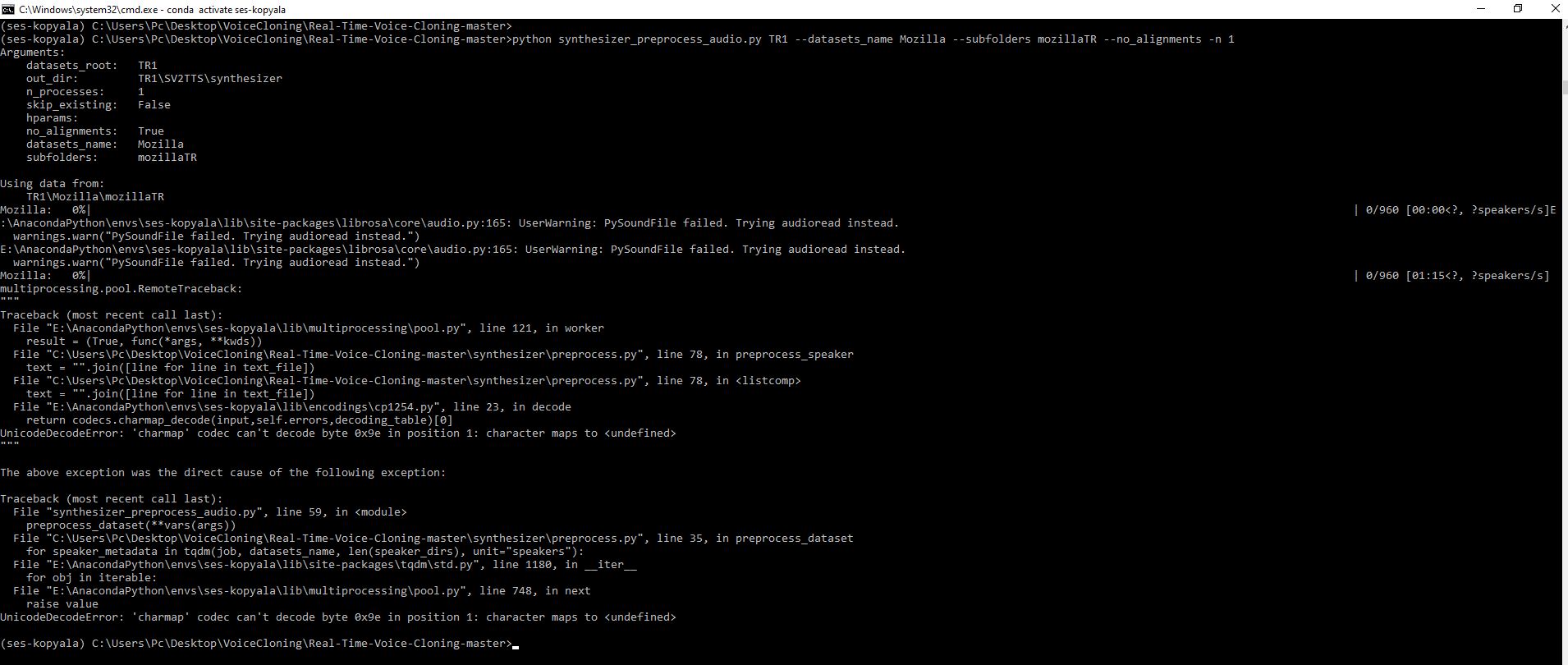 Can someone help he with this error · Issue #937 · CorentinJ/Real-Time ...