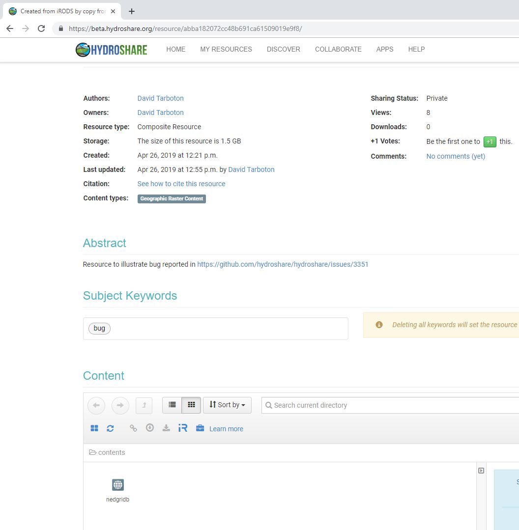 Creating a resource copying a file from iRODs results in an incomplete geographic raster ...