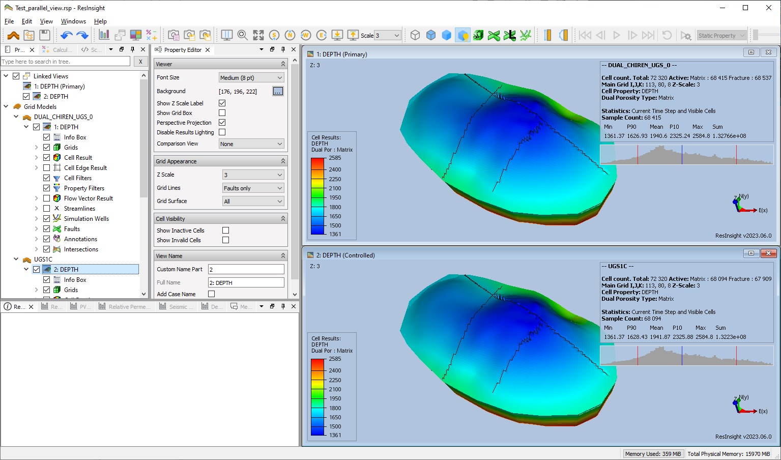 Bug In Linked 3d Plots Parallel View · Issue 10419 · Opmresinsight · Github 