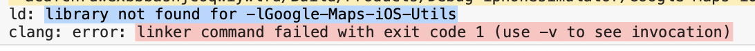 Build failed on iOS, library not found for Google-Maps-iOS-Utils · Issue #2074 · react-native ...