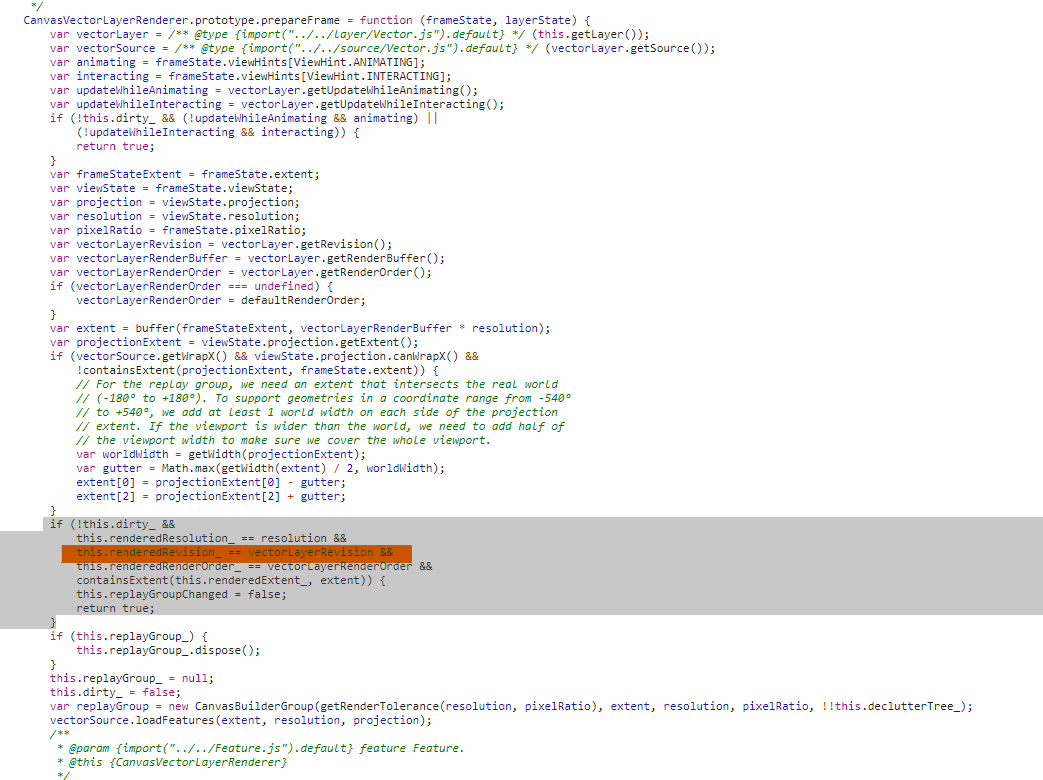 VectorImageLayer constantly refreshing · Issue #9211 · openlayers/openlayers · GitHub