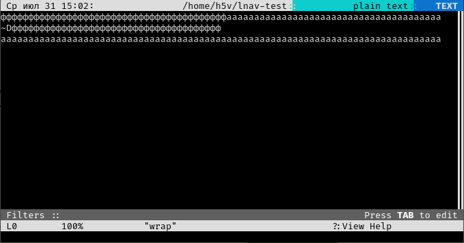 Lines With Multibyte Characters Are Truncated With Wrong Length · Issue