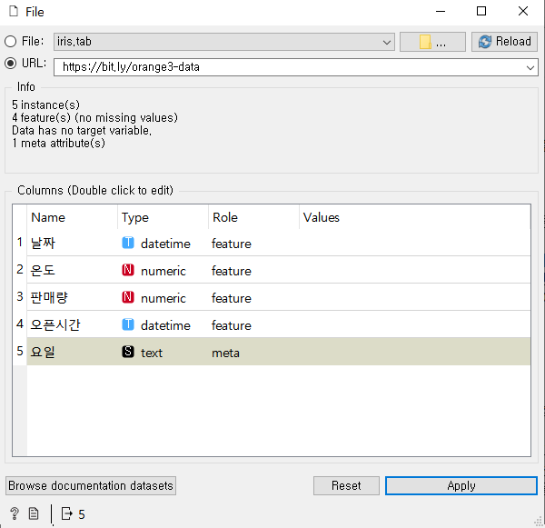 [ Orange3 ] 오렌지3 기본사용법 file URL 질문입니다 · Issue #1076 · codingeverybody/codingyahac · GitHub