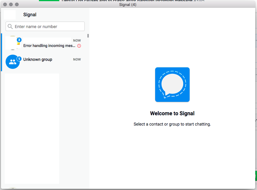 Debug Log causes app to crash; error handling incoming message · Issue #3145 · signalapp/Signal ...