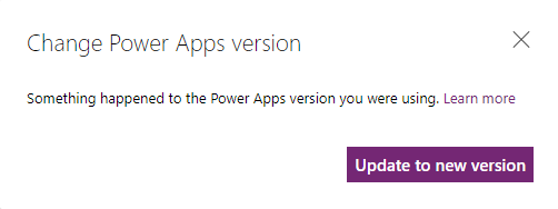 [BUG]: Change Power Apps version. · Issue #643 · microsoft/powerapps-tools · GitHub