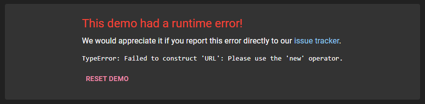 Material Icons: "This demo had a runtime error!" · Issue #26606 · mui/material-ui · GitHub