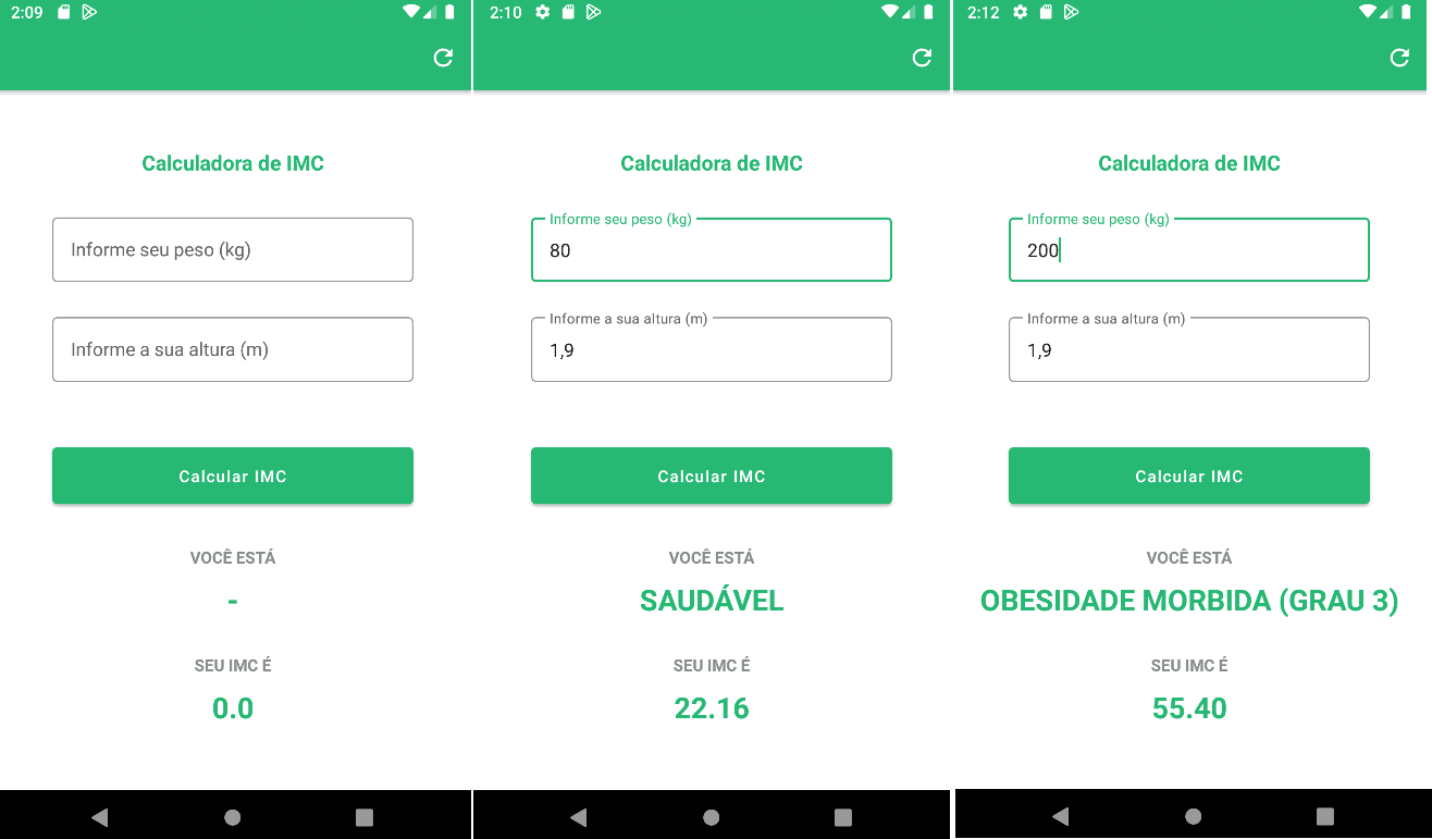 GitHub - milenavms/calculo-do-imc: [ANDROID] app de calcular o imc