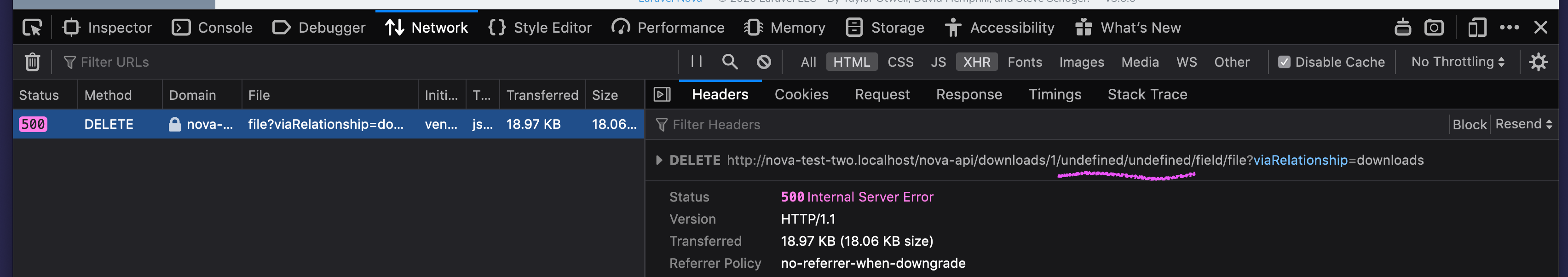 Can't delete image on HasMany relationships edited through parent, with `&viaRelationship=` url ...