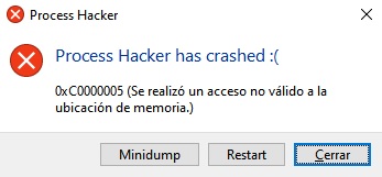 Error 0xC0000005 after update · Issue #809 · winsiderss/systeminformer · GitHub