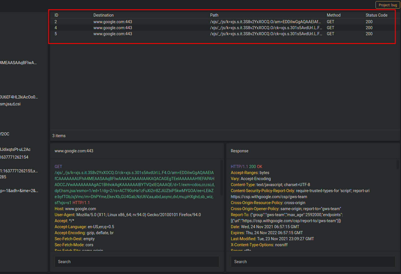 Support arrow keys navigation in the overview page · Issue #91 · caido ...