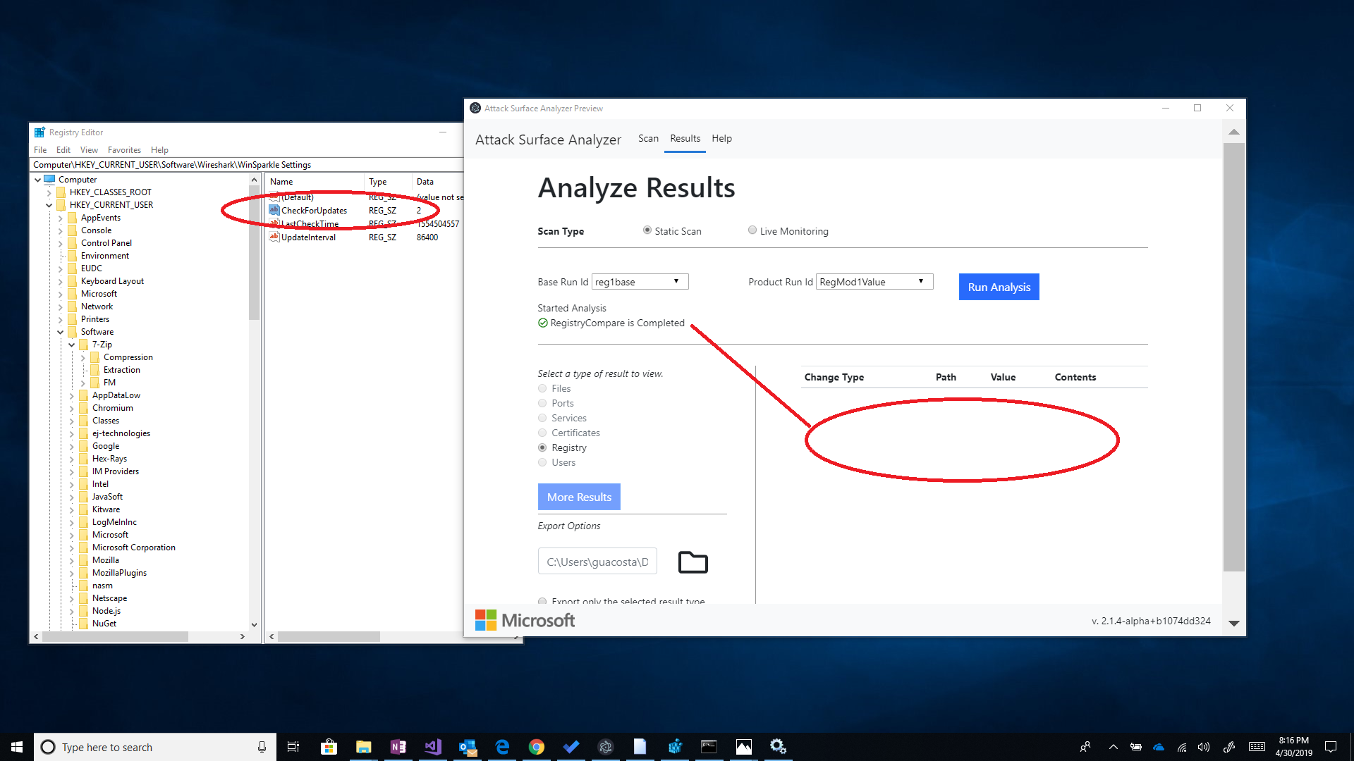 Registry Change Details Missing While Counts Are High · Issue #185 · microsoft ...