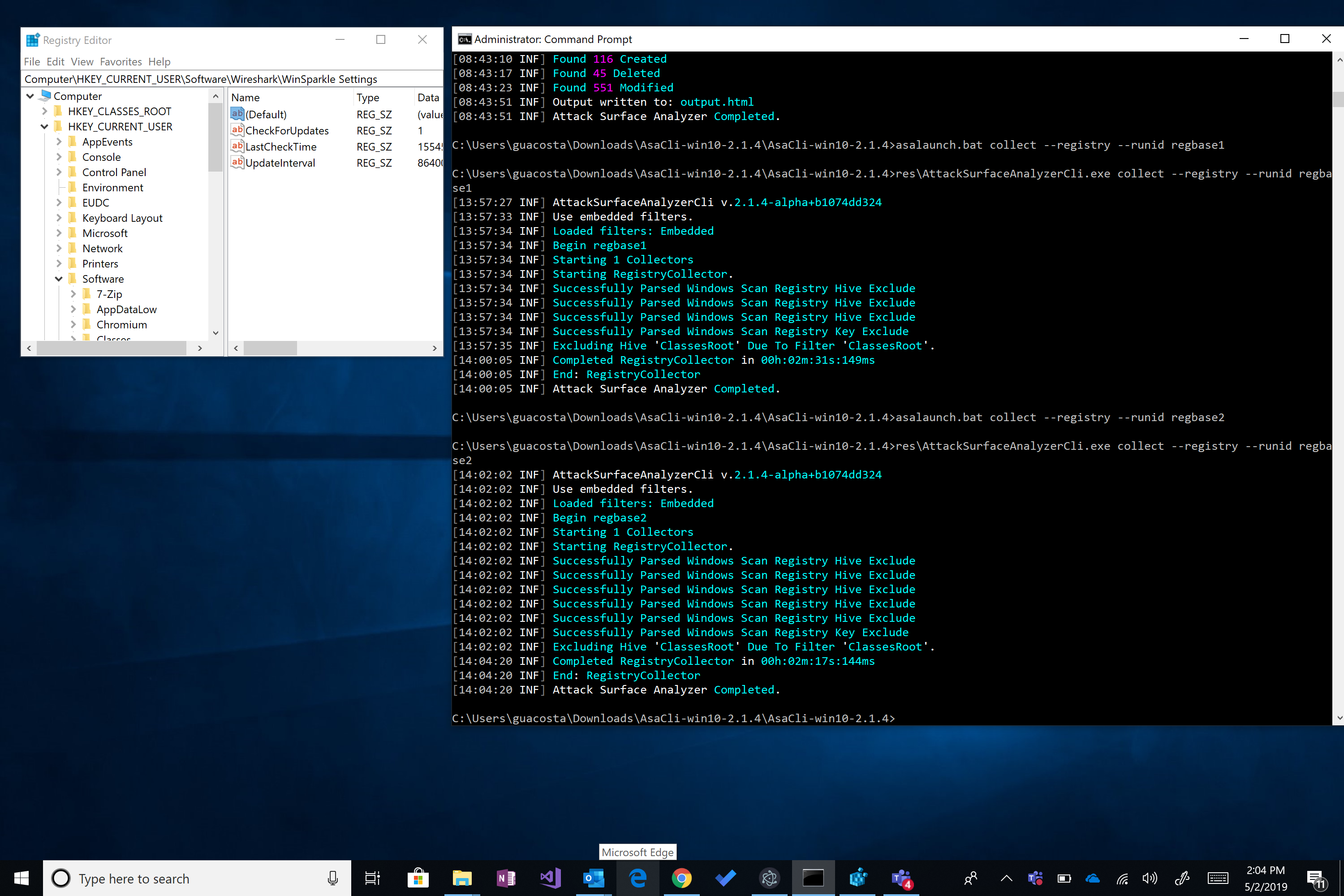 Large Suspicious Count of Registry Changes Reported · Issue #187 · microsoft ...