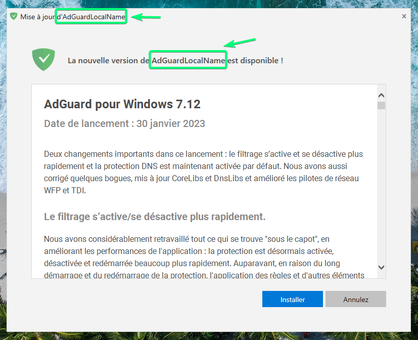 Incorrect translation in the updater window · Issue #4640 · AdguardTeam/AdguardForWindows · GitHub
