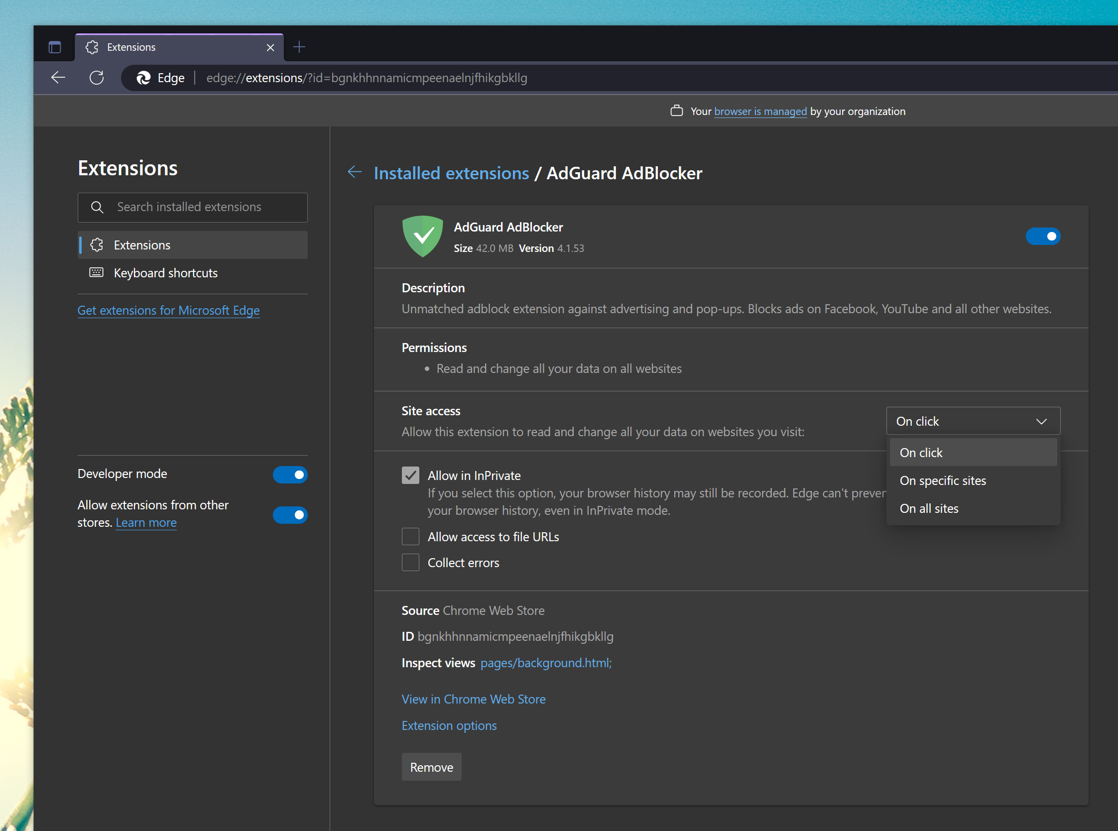 Filters not updating when permissions set to "specific sites" on ...