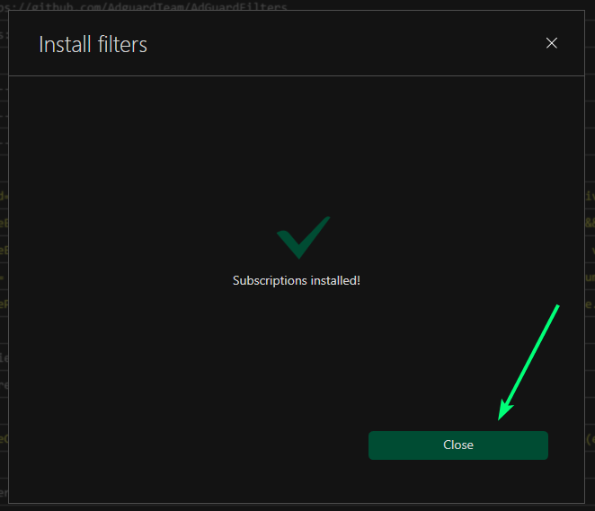 `Close` button is not in focus after adding a rule using the filtering log · Issue #4540 ...