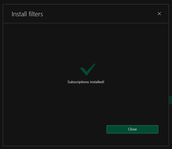 `Close` button is not in focus after adding a rule using the filtering log · Issue #4540 ...