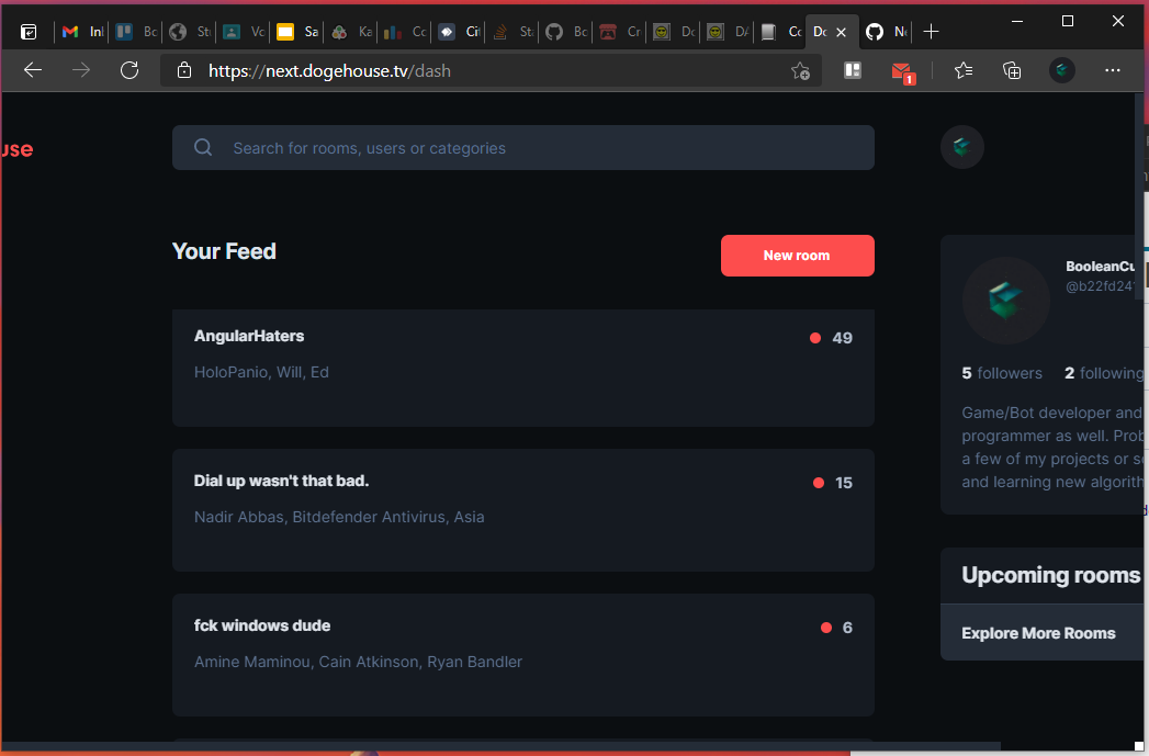 New Version Bug: Website doesn't resize with browser tab · Issue #1775 · benawad/dogehouse · GitHub